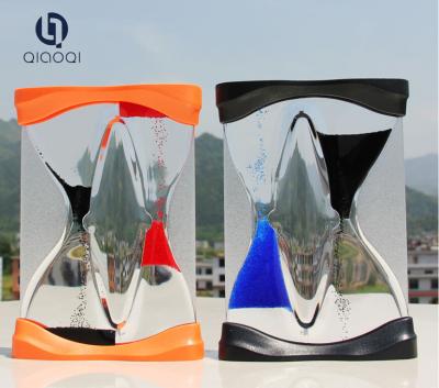 China Cheap Price Custom Double flow hourglass floating oil sand timer for sale