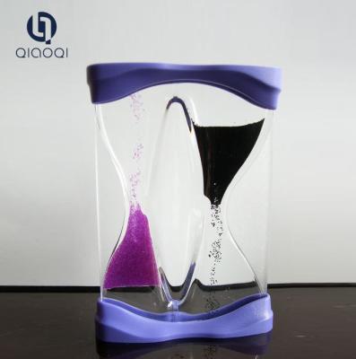 China Cheap Price Custom Double flow hourglass floating oil sand timer for sale
