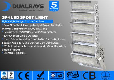 중국 LED 테니스 코트 조명 LED 스포츠 필드 조명 Professioanl 스포츠 조명 광학 600W 판매용