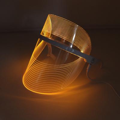 China 3 in 1 van het LEIDENE het Gezicht Therapiemasker het Opheffen Geel Licht van de Schoonheidsmachine 610nm Te koop