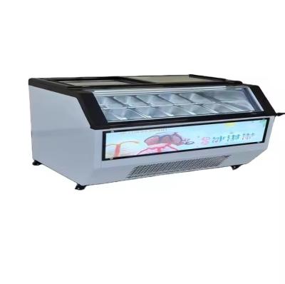 China Wholesale Price Yogurt case Ice Cream Display Freezer Ice Cream Display Counter for sale
