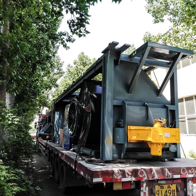 Special Shot Blasting Machine for Hanging Nut Rust Removal