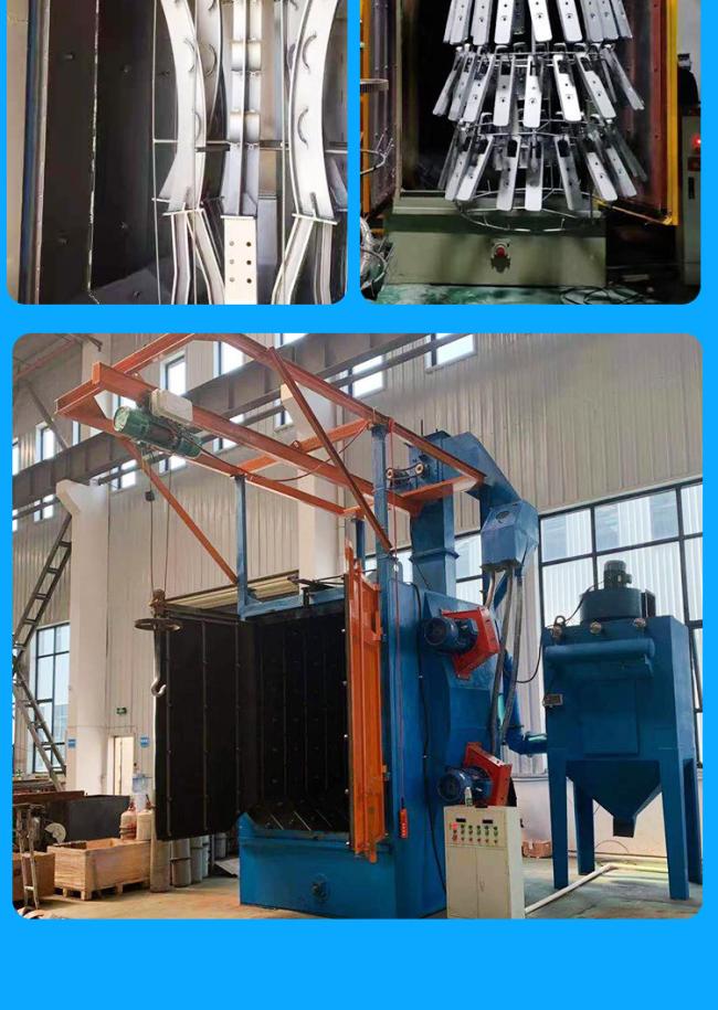Q379 Hook Type Shot Blasting Machine with Forging Parts and Small Castings