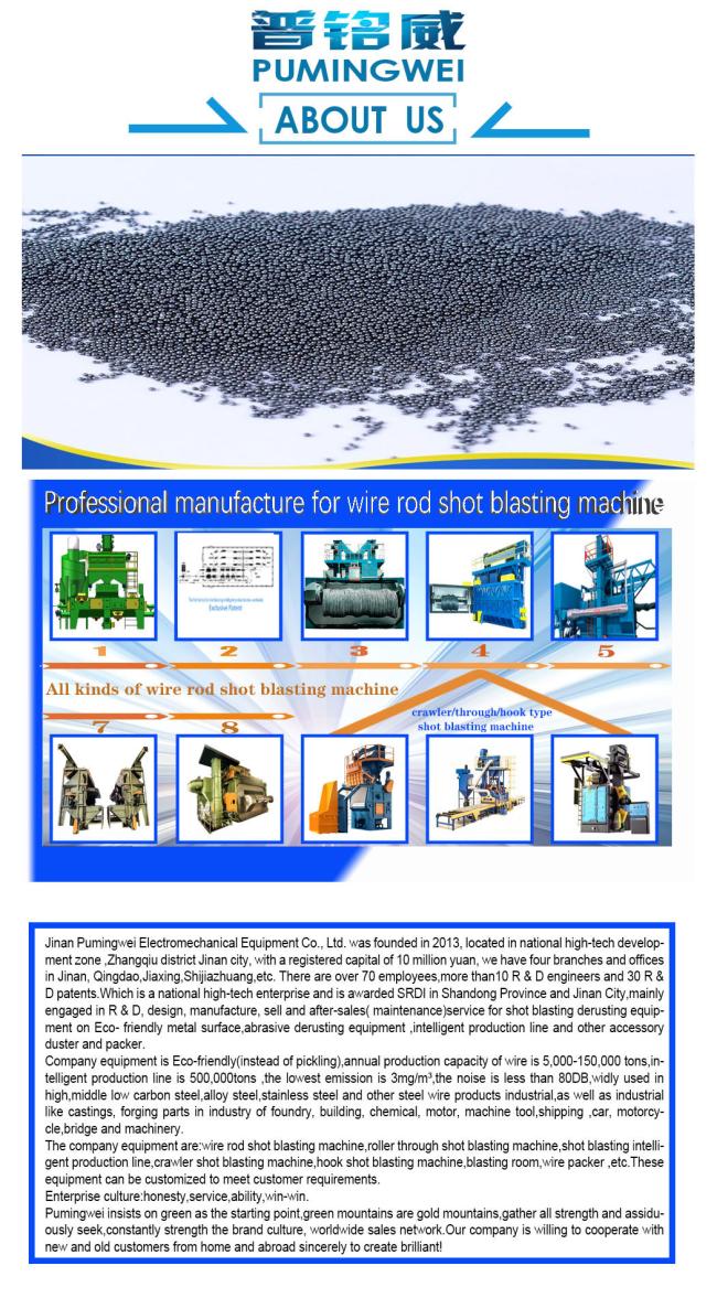 Perfect Eliminating The Welding Stress Cast Steel Shot Used for Machinery Cleaning