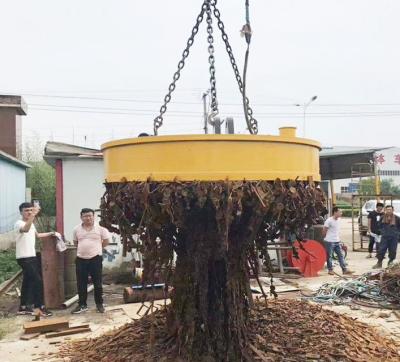 Chine Série de levage industrielle de la forme ronde 150L MW5 d'électro-aimant pour la chute en acier à vendre