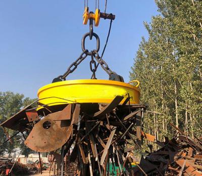 Chine Série de levage industrielle de la forme ronde 150L MW5 d'électro-aimant pour la chute en acier à vendre
