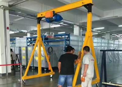 중국 0.5T 가지고 다닐 수 있는 갠트리 크레인을 취급하는 매뉴얼 주도 유리 제조 판매용
