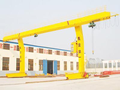 Κίνα Europe Style 4 Wheel Single Beam Gantry Crane With Wire Rope Hoist προς πώληση