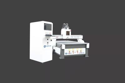 China 4 X Teken 8 die CNC Routert Groef met Oscillerend Mes 1300mm X 2500mm maken Te koop