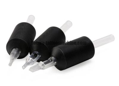 Cina Diametro eliminabile di colore 25mm del nero della copertura del silicone dei tubi del tatuaggio di varie punte in vendita