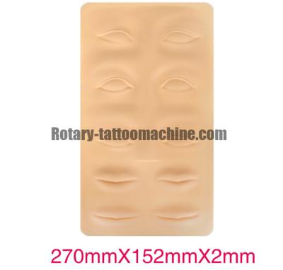 Cina Elasticità di pelle falsa di maneggio del materiale del silicone della pelle di pratica del tatuaggio per le labbra/occhi in vendita