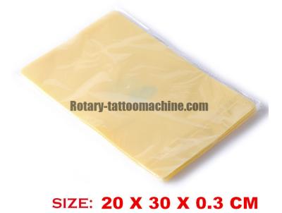 Cina La pelle del tatuaggio del silicone degli artisti, pelle reale di falsificazione del silicone per il tatuaggio pratica 200 x 300 x 3 millimetri in vendita