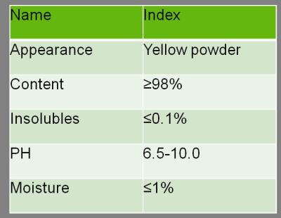 China Monitoring Water Quality Laboratory Chemicals 1 3 6 8 Pyrenetetrasulfonic Acid Tetrasodium Salt for sale