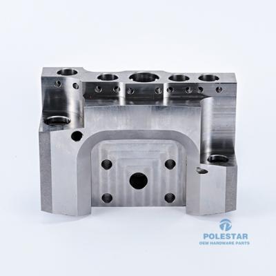 China Máquina de usinagem CNC de alta precisão Bloco de liga de titânio polido à venda