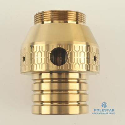 China C36000 Copos revestidos com níquel Adaptadores de cabeça de chuveiro CNC Machined Protótipos rápidos à venda
