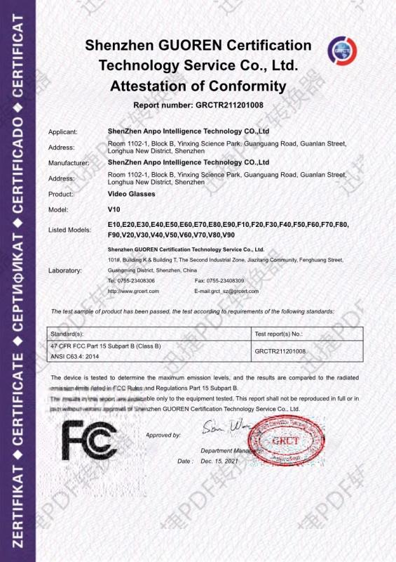 FCC - Shenzhen Anpo Intelligence Technology Co., Ltd.