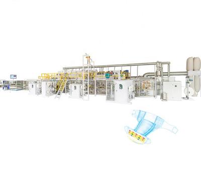 China 600piece/Min Baby Diaper Manufacturing Machine zu verkaufen