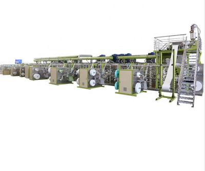 China Luftzufuhr Nockens 600pcs/Min Baby Diaper Manufacturing Machine 0.6mpa zu verkaufen
