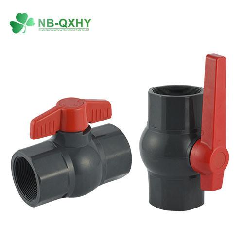 1/2′′-4′′ High Thickness Plastic Valve PVC Octagonal Ball Valve with Thread Ends