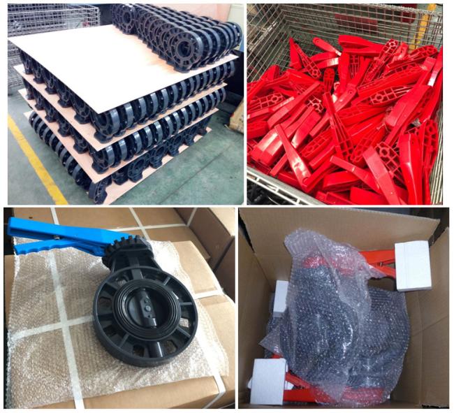 2" PVC Butterfly Valve with Wide Handle Lever Type for Swimming Pool