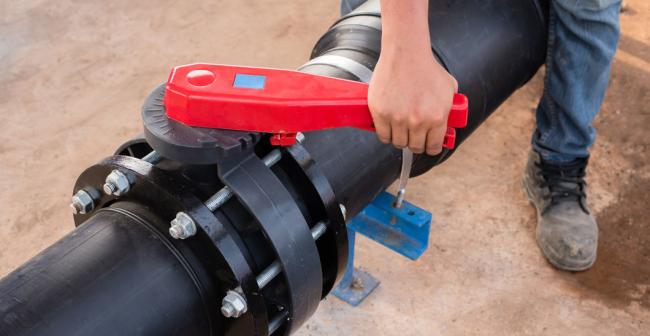 2" PVC Butterfly Valve with Wide Handle Lever Type for Swimming Pool