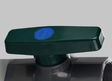 Duluex Octagonal Ball Valve with New Dark Green Handle for Swimming Pool