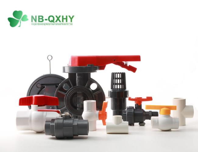 Plastic Black UPVC PVC Butterfly Valve Manual ISO9001 Butterfly Valve Ball Valve with Geartype