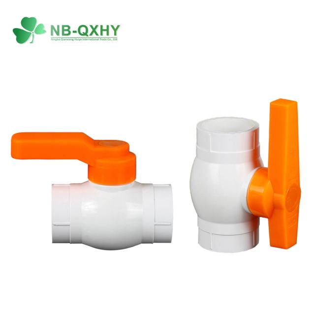 Custom Handle 1/2"-4" Inch PVC UPVC Plastic Octagonal Ball Valve