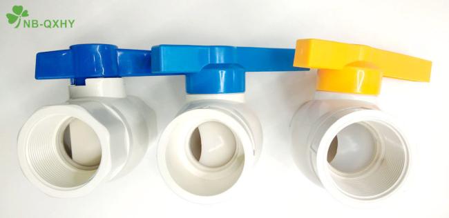 NB-QXHY Customizable 1/2"-2" Plastic PVC Ball Valve with ABS PP Handle