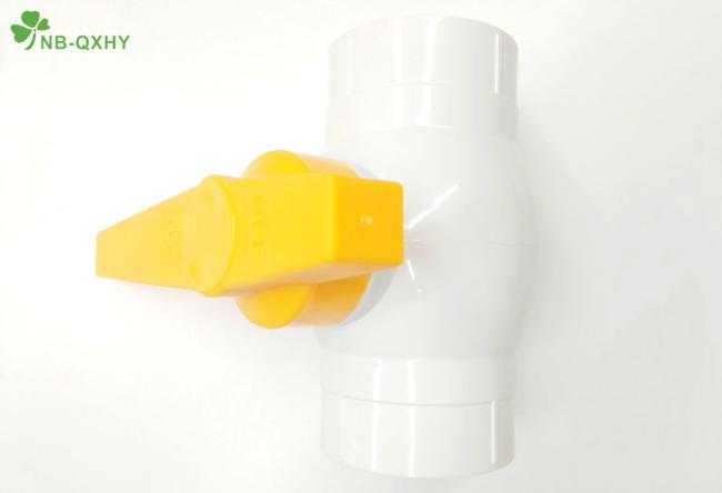 NB-QXHY Customizable 1/2"-2" Plastic PVC Ball Valve with ABS PP Handle