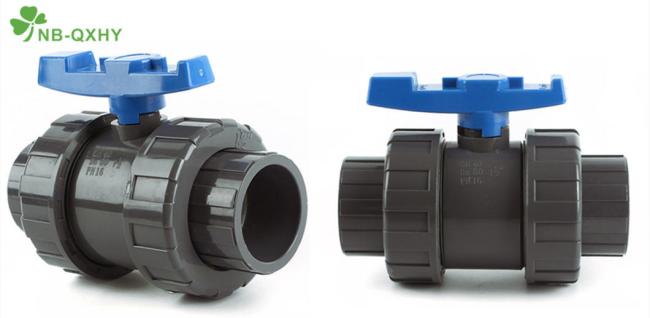 Nb-Qxhy Hot Selling 1/2"-4" CPVC PVC Plastic Single/Double Union Ball Valve