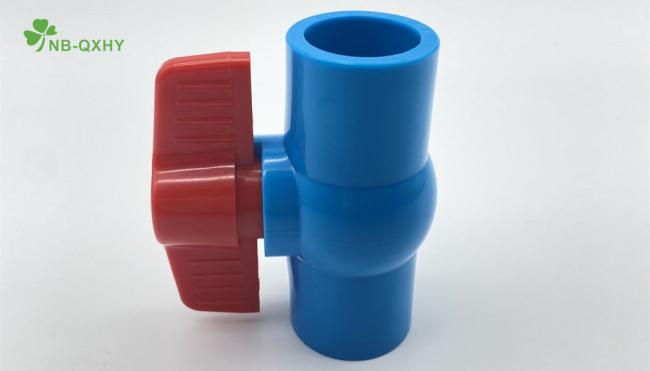 Nb-Qxhy High Quaility Blue Socket Manual 1/2" CPVC Compact Ball Valve