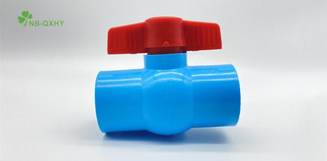 Nb-Qxhy High Quaility Blue Socket Manual 1/2" CPVC Compact Ball Valve