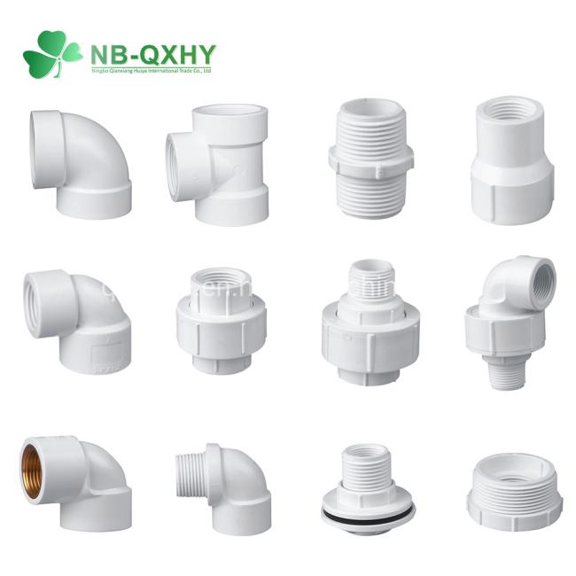 BS Thread PVC Pipe Fitting Male Coupling Adaptor Water System