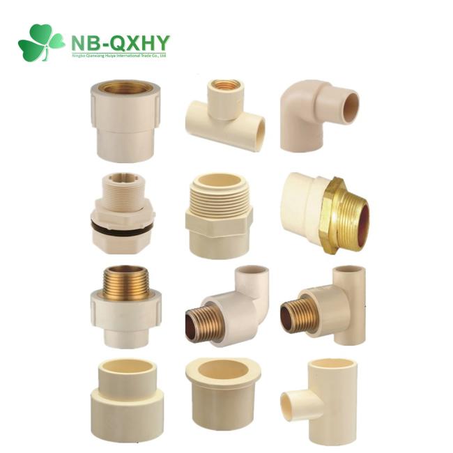 High Quality CPVC Pipe Fittings ASTM Straight Tee Equal Tee