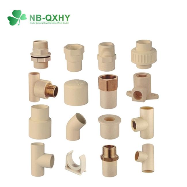 High Quality CPVC Pipe Fittings ASTM Straight Tee Equal Tee