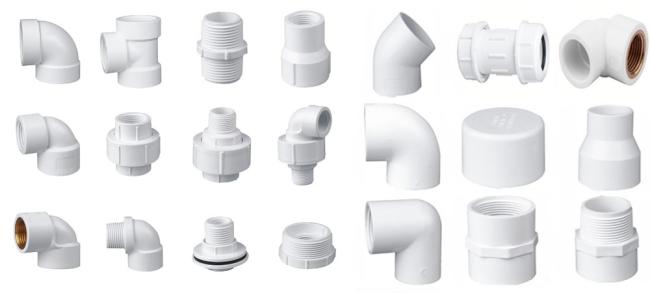 PVC Sch40 Health and Environment Friendly UPVC Thread Plastic Water Pipe Fitting