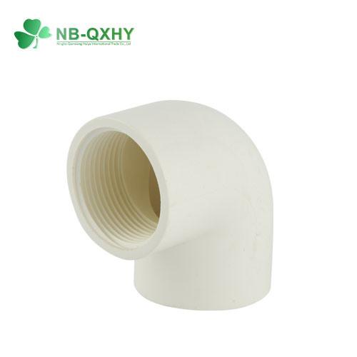 Water Supply Sch40 PVC Pipe Fitting 90 Degree Female Elbow
