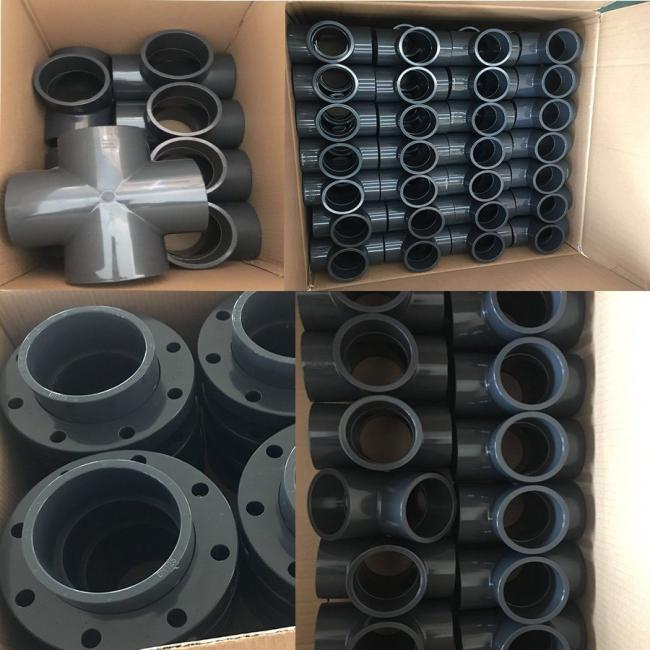 Factory Custom ANSI DIN Pn16 Pipe Fitting Plastic PVC UPVC Flange