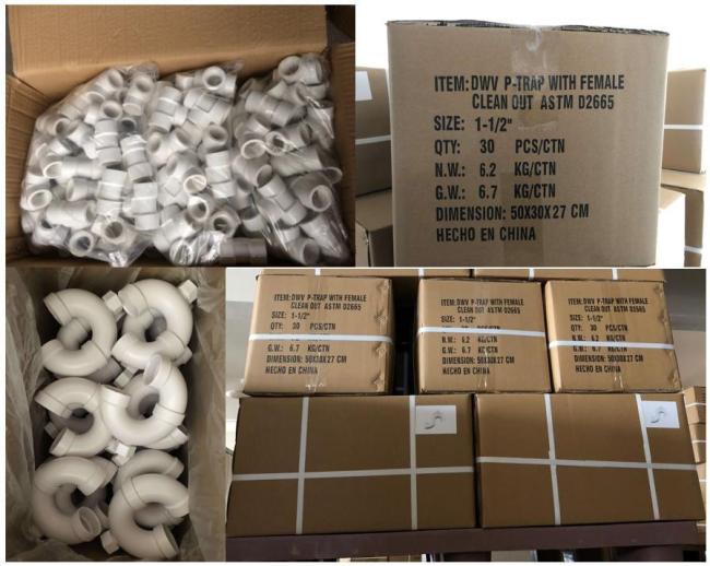 4" Inch UPVC/PVC Dwv ASTM D2665 Cross for 4 Way Tripple Drainage