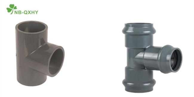 Water CPVC Tee Pipe Fitting with Socket with Pn10/Pn16