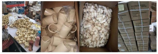 Nb-Qxhy Plastic Reducer Bushing ASTM 2846 CPVC Fittings with Socket