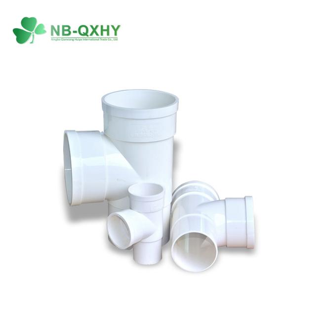 China OEM Plastic PVC Drain Quick Pipe Fitting Saddle Clamp