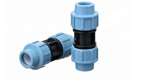 Mechanical Parts PP Compression Quick Connect Sanitary Pipe Fittings for Water Supply