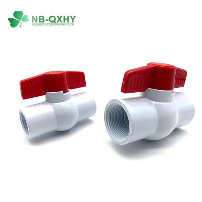 Китай ПВХ UPVC CPVC Пластиковая труба подключение сцепление 2 штук шаровой клапан Союз клапаны бабочки продается