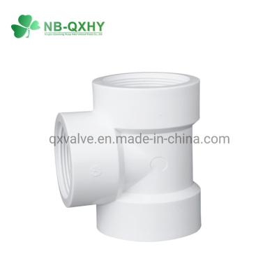 Cina Sistema idraulico tubo in PVC adattabile donna Tee con pressione nominale Pn16 e 90° laterale in vendita