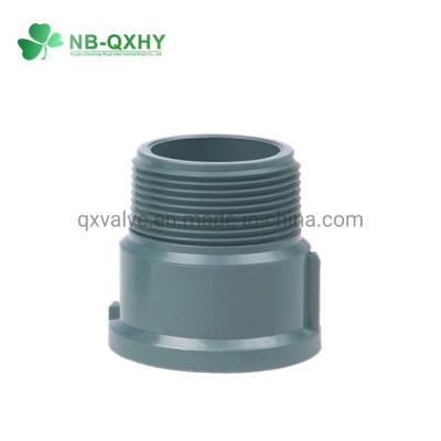 Cina Protezione UV colore grigio PVC NBR maschio adattatore per l'efficienza della connessione dell'approvvigionamento idrico in vendita