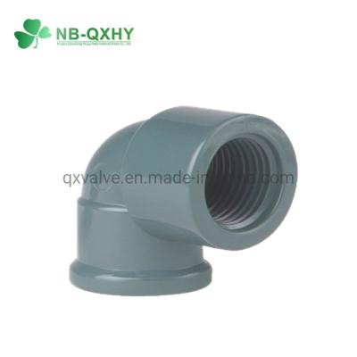 Cina Fittings per tubi in PVC ad alto spessore NBR 90 gradi gomito femminile per spessore della parete Pn16 in vendita