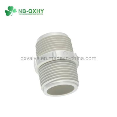 Cina 2 prime PVC Pressure Fitting Maschio Accoppiamento a filo per materiale idraulico BS Standard in vendita