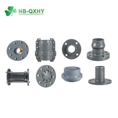 Cina Acqua di approvvigionamento PVC Van Stone Flange Pipe Flange con spessore Pn16 e connessione adesiva in vendita